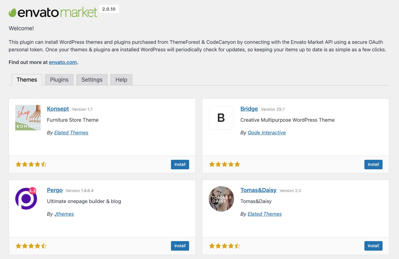 Envato WordPress Toolkit: Themeforest thema's installeren en updaten ... Envato WordPress Toolkit: Themeforest thema's installeren en updaten ...