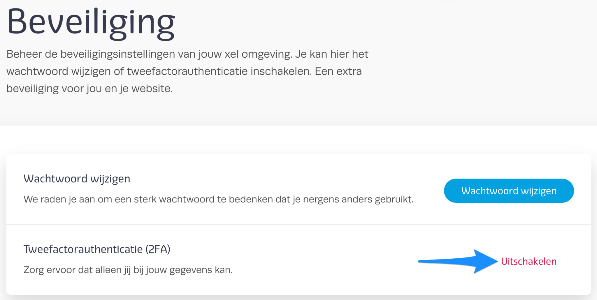 Tweefactorauthenticatie (2FA) inschakelen bij xel – xel academy
