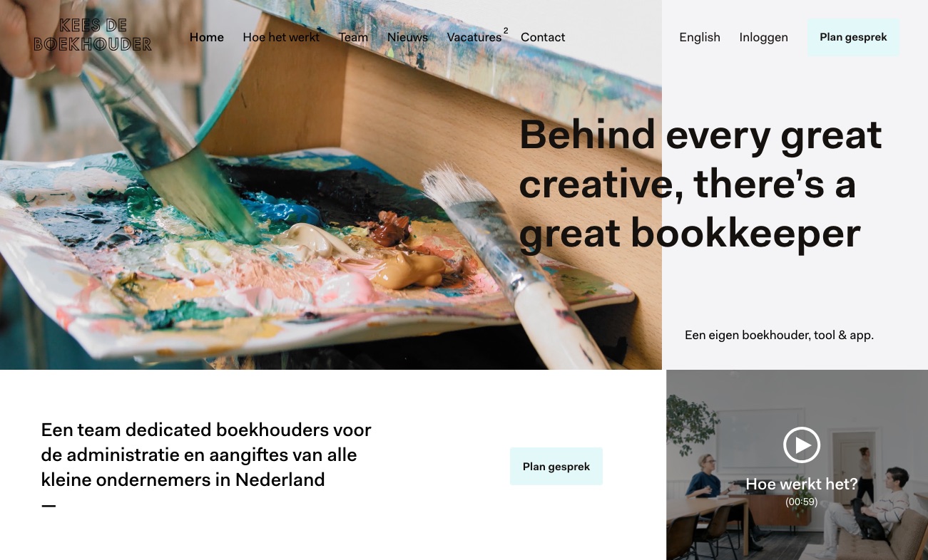 Simpele websites presteren beter – xel academy